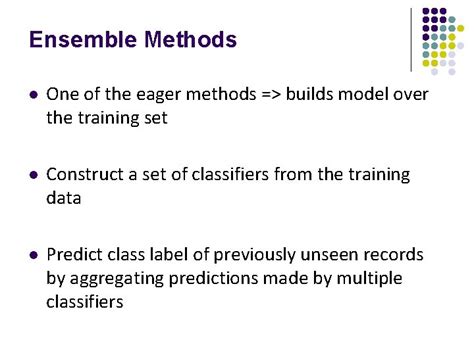 Machine Learning Classification Methods Bayesian Classification Nearest