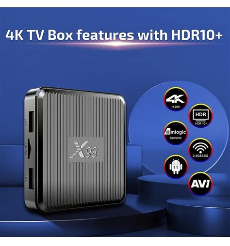 NOVIDADE TV Box Android X Q Amologic GB GB Nova WiFi Mafamude E Vilar Do