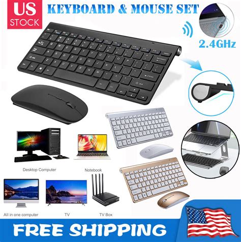 Mouse Combo Desktop G Mini Wireless Keyboard