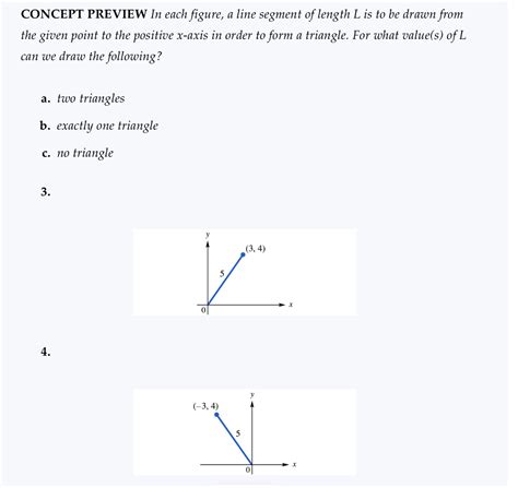Solved CONCEPT PREVIEW In Each Figure A Line Segment Of Chegg Com