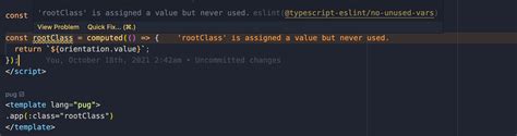 Pug Not Support Typescript Eslint No Unused Vars Rule Issue