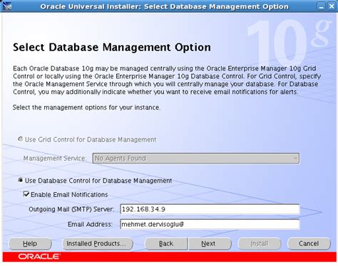 Installing Oracle 10g On Red Hat Enterprise Linux Sysdba