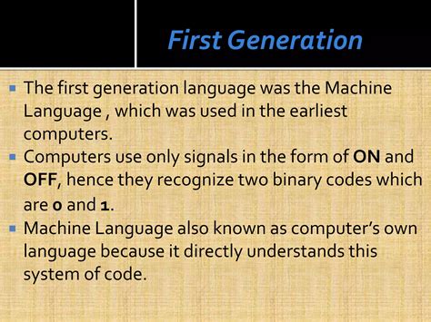 Generation Of Programming Language Pptx