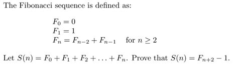 Solved The Fibonacci Sequence Is Defined As Fo 0 Fn Fn 2 Chegg