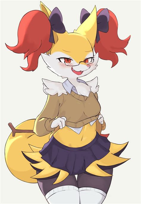 Braixen Pokemon Drawn By Yoru Yoru Vida Danbooru