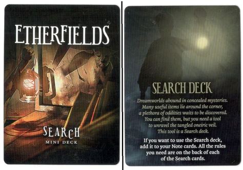 Etherfields Search Mini Deck Boardgamegeek Store
