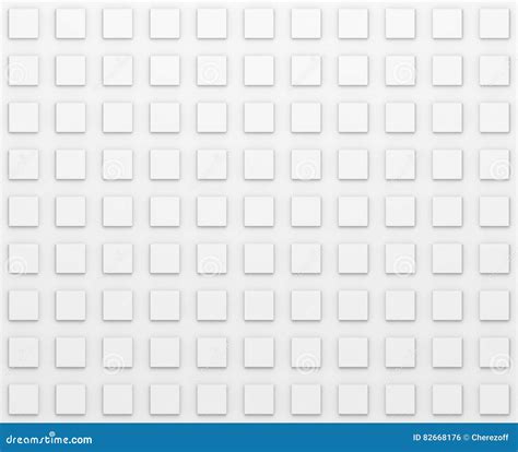 Rectangle Pattern Regular White Texture Stock Illustration
