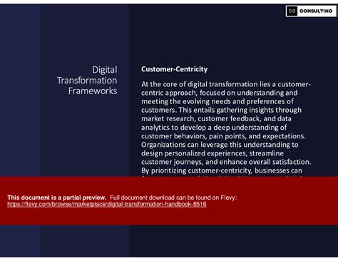 Digital Transformation Handbook Ppt Slide Deck