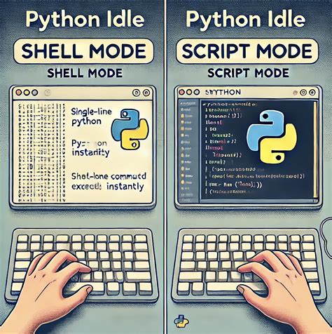 [python] 파이썬 Idle의 Shell 모드와 스크립트 모드 차이점 정리
