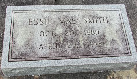 Essie Mae Suggs Smith 1889 1975 Monumento Find A Grave