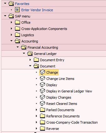 All About SAP Display TCode In SAP Menu Path