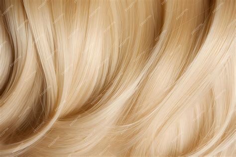 Premium Ai Image Blonde Hair Texture