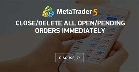close delete all open pending orders immediately weekly forecast mql4 and metatrader 4