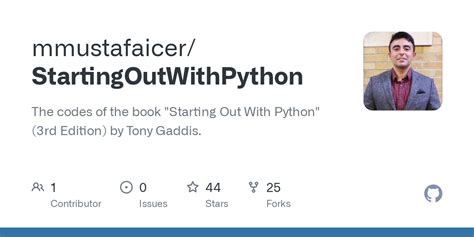 Github Mmustafaicer Startingoutwithpython The Codes Of The Book Starting Out With Python