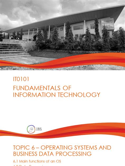 Topic 6 Os And Business Data Processing Pdf