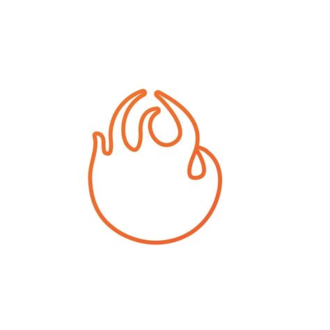 Premium Vector Fire Flame Vector Illustration Design Template