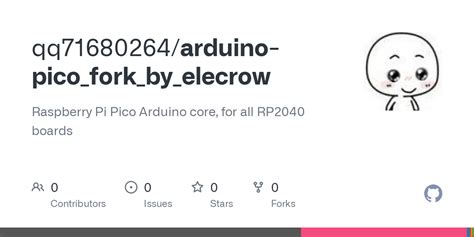 Github Qq71680264arduino Picoforkbyelecrow Raspberry Pi Pico Arduino Core For All Rp2040