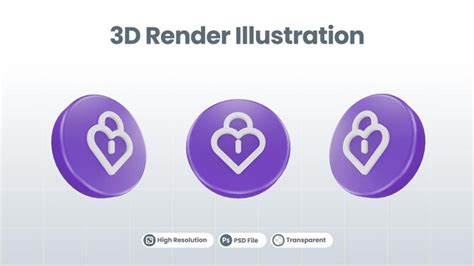 Premium Psd 3d Render Valentine With Box Icon For Ui Ux Web Mobile App Social Media Promotion