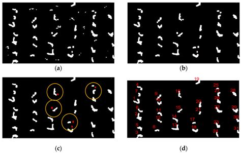 Algorithm Result Diagram A Binarized Images Based On Otsu Algorithm