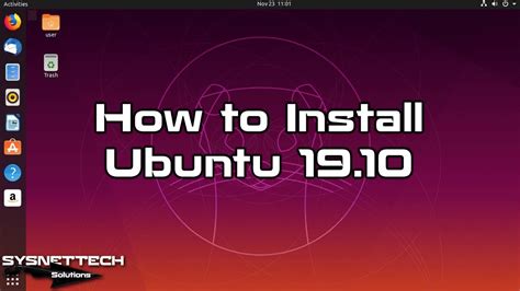 How To Install Ubuntu 1910 On Vmware Workstation 15 Sysnettech