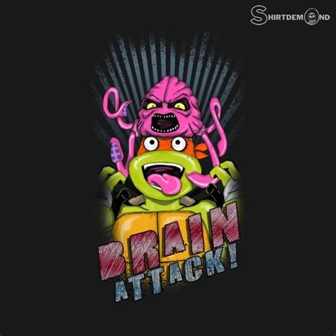 Teenage Mutant Ninja Turtles Shirt Tmnt Ninja Turtles Michelangelo Krang B… Teenage Mutant