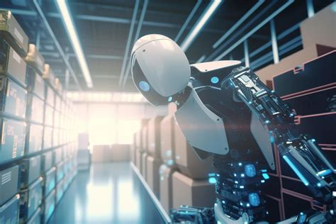 Intelligent Logistics Ai Powered Supply Chain Management Illustration