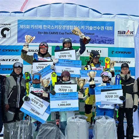 사단법인 대한스키기술진흥원 우승 🏆제8회 카브배 한국스키장경영협회 스키 기술선수권 대회🏆 🥇남자부