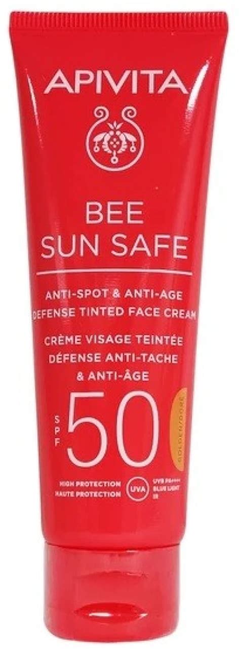 Apivita Bee Sun Safe Anti Spot And Anti Age Tinted Face Cream Κρέμα Κατά
