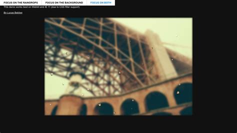 Css Raindrops On A Window Css Raindrops On A Window