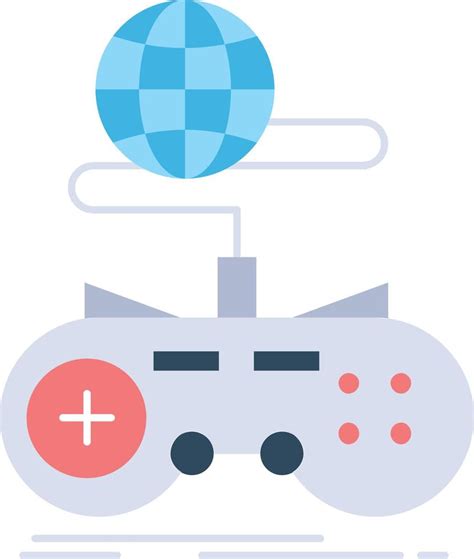 Game Gaming Internet Multiplayer Online Flat Color Icon Vector 13139583 Vector Art At Vecteezy