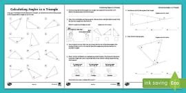 Triangle Types Worksheet Triangle Names Activity Twinkl