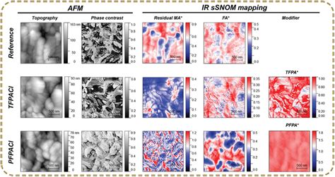 Nanoscale Structure Of The Reference And Modified Perovskite Films Afm Download Scientific