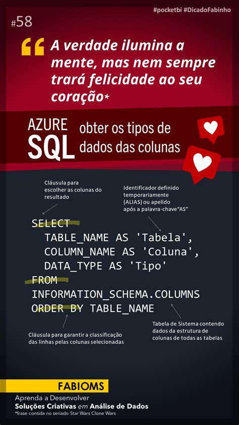 Obter Os Tipos De Dados Das Colunas No Azure Sql