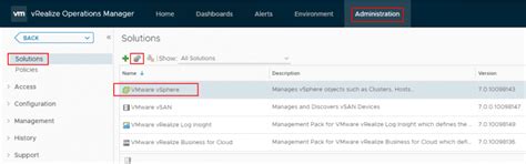 Vmware Vrealize Operations 70 Vcenter Connection And Smtp