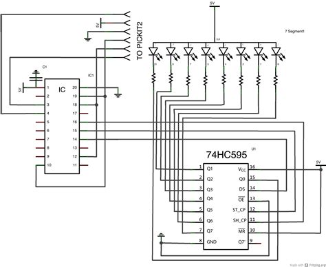 Explaining The 7 Segment Display And 74hc595 Shift Register Tutorials