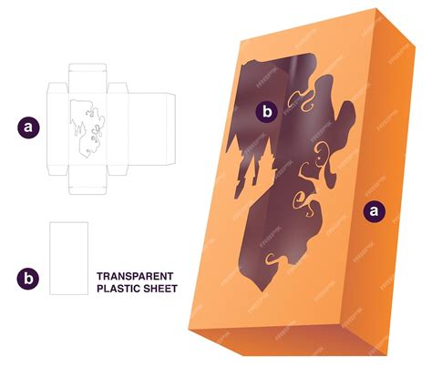 Premium Vector Packaging Box Die Cut Template And 3d Mockup