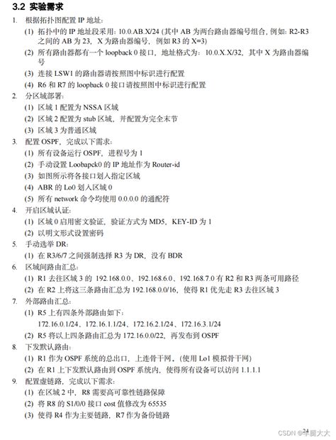 实验03 Ospf高级实验ospf高级配置实验 Csdn博客