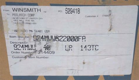 New Winsmith 924mwus22000fa Speed Reducer Ratio 40 1 Input Hp 97 Sb Industrial Supply Inc