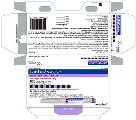 Lantus Package Insert Prescribing Information