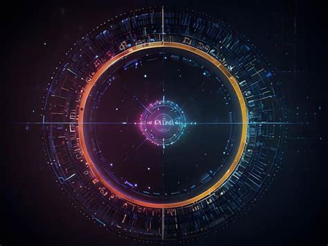 Data Visualization Data Network Sound Waves Effect Or Abstract