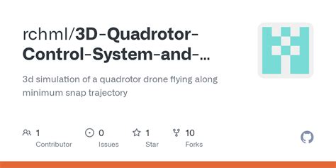 Github Rchml 3d Quadrotor Control System And Motion Planner 3d Simulation Of A Quadrotor