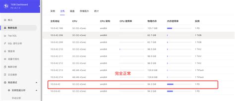dashboard报该主机上没有实例存活，因此无法获取主机信息 tidb 的问答社区