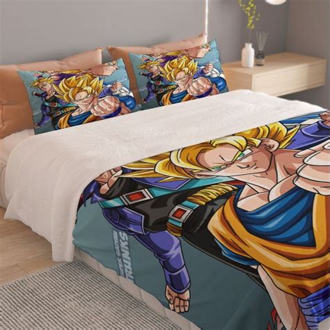 Dragon Ball Z Cell Saga Super Saiyan Gohan Trunk Goku Vegeta Bed