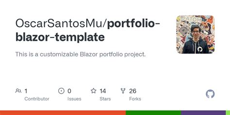 github oscarsantosmu portfolio blazor template this is a customizable blazor portfolio project