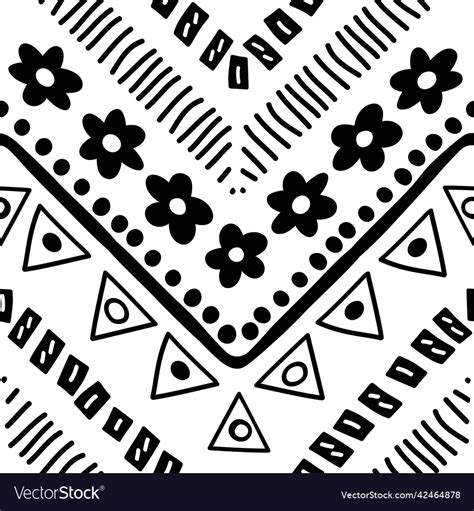 Abstract Zigzag Pattern For Cover Design Retro Vector Image