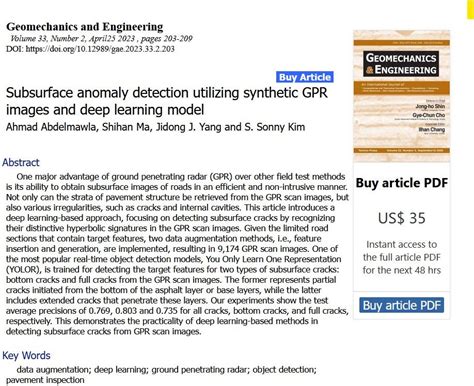 Ahmad Abdelmawla Ph D E I T On Linkedin Gpr Deeplearning Roadinfrastructure