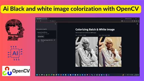 Ai Black And White Image Colorization With Opencv Project Free Download Youtube