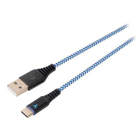 Cable Sch10 Whiteblue Type C 3m Braided For Ps5 Tura Scandinavia