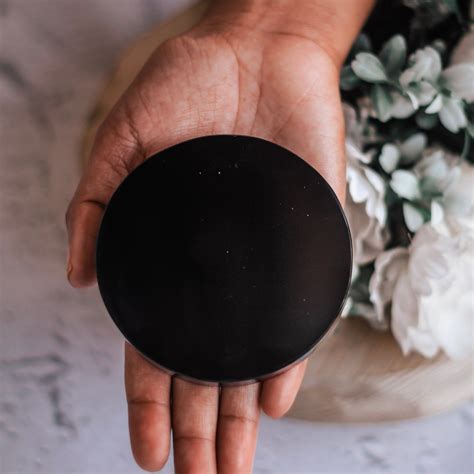 Black Obsidian Scrying Mirror Scrying Tool The Lilith Store