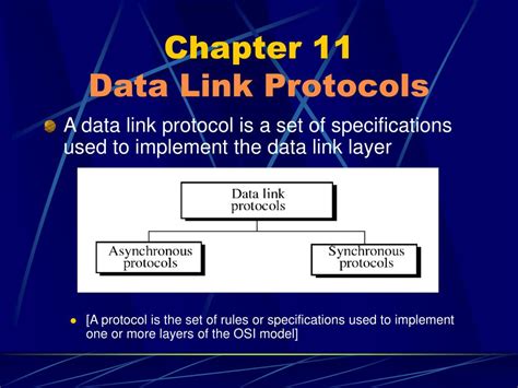 Ppt Chapter 11 Data Link Protocols Powerpoint Presentation Free